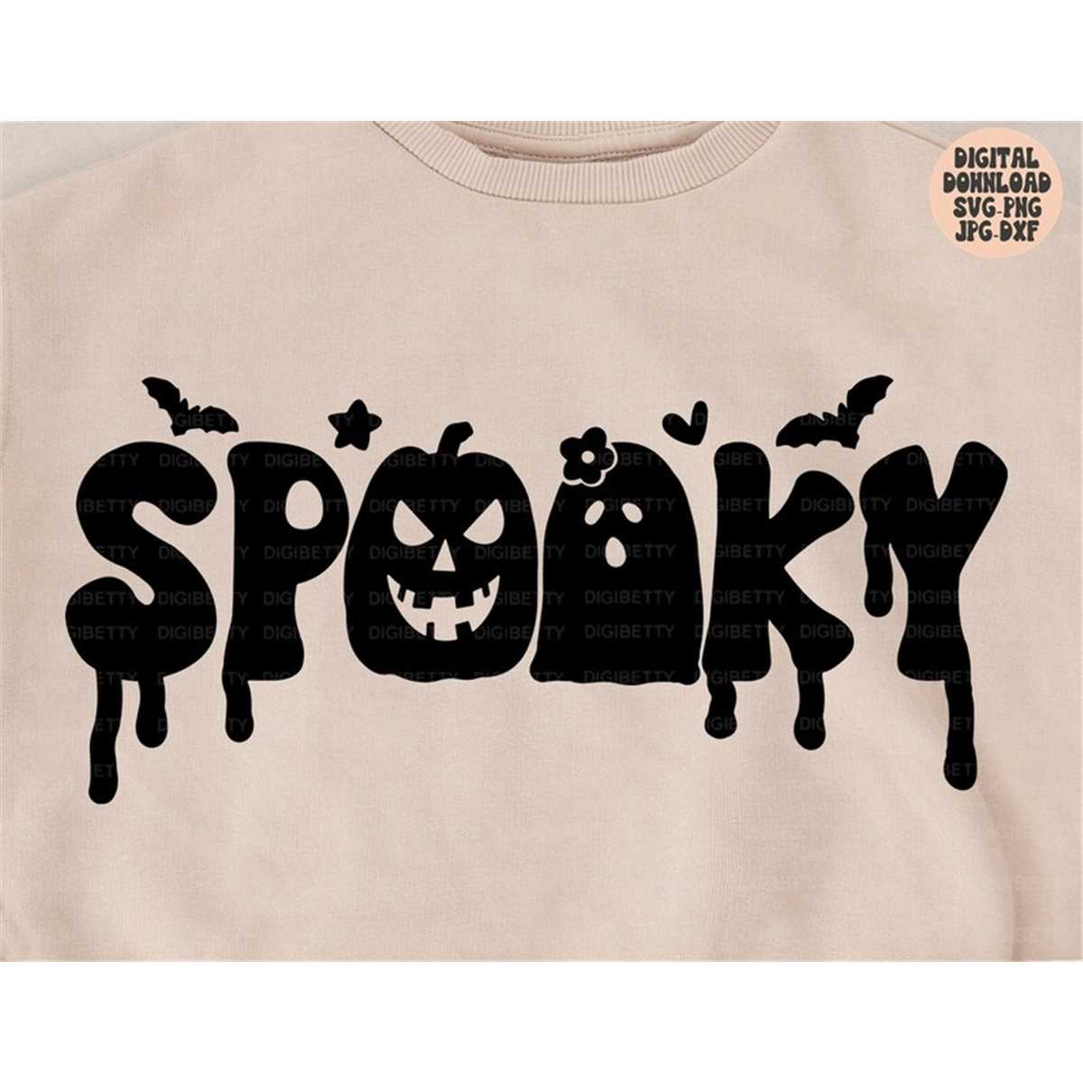 Spooky Svg Png Jpg Dxf, Halloween Svg Design, Spooky Svg, Ki | Inspire ...