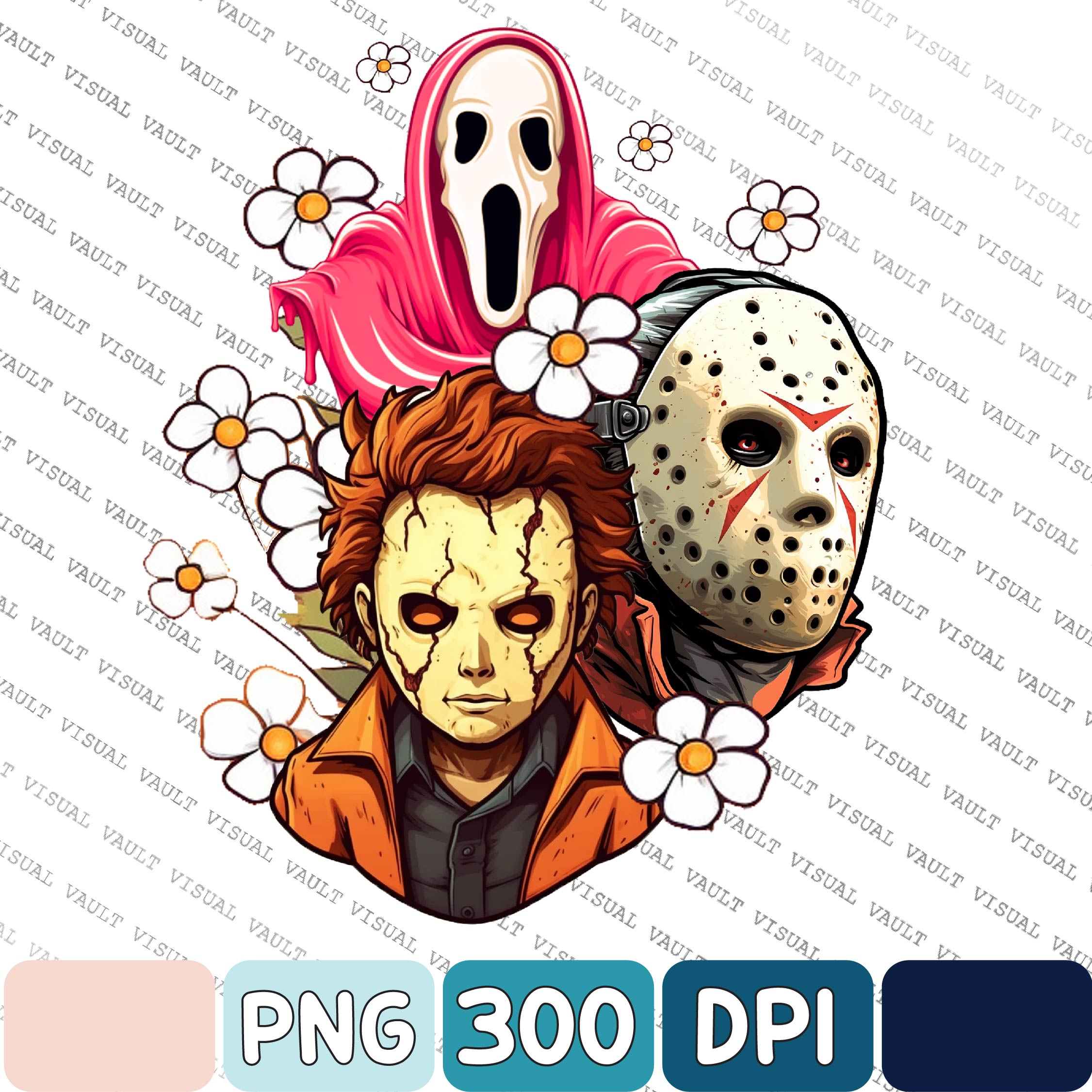 Horror Movie Halloween Png, Scream Jason Spooky Shirt Design | Inspire ...