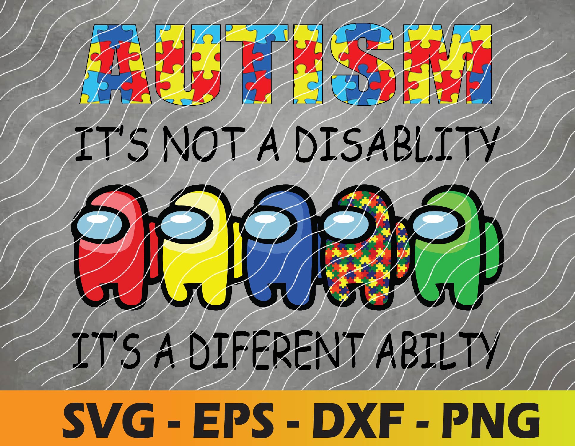 Autism Svg| Among Us Autism svg| Autism Puzzle Svg| Autism A | Inspire Uplift