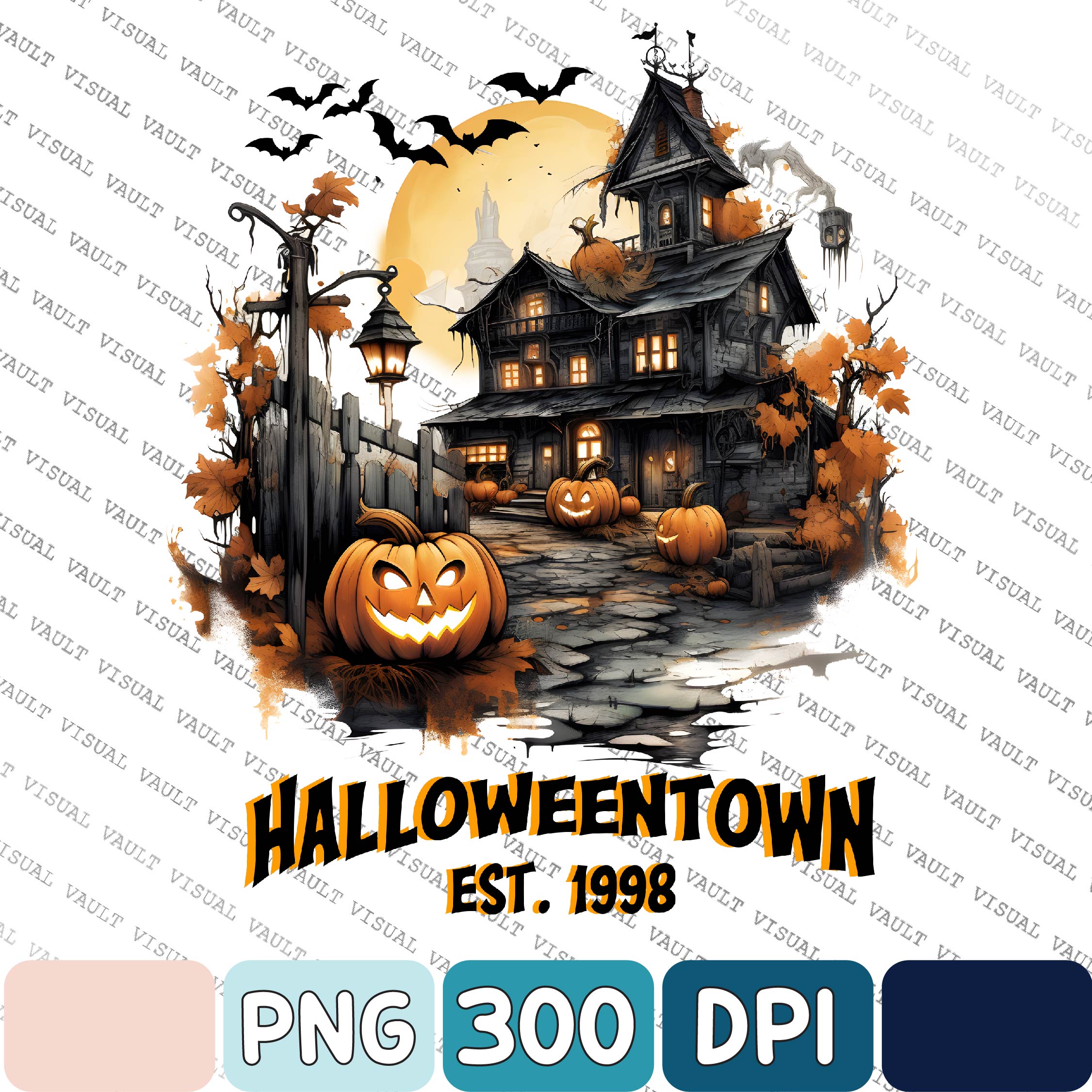 Halloweentown Est 1998 Png, Halloweentown Png, Halloween Par | Inspire ...