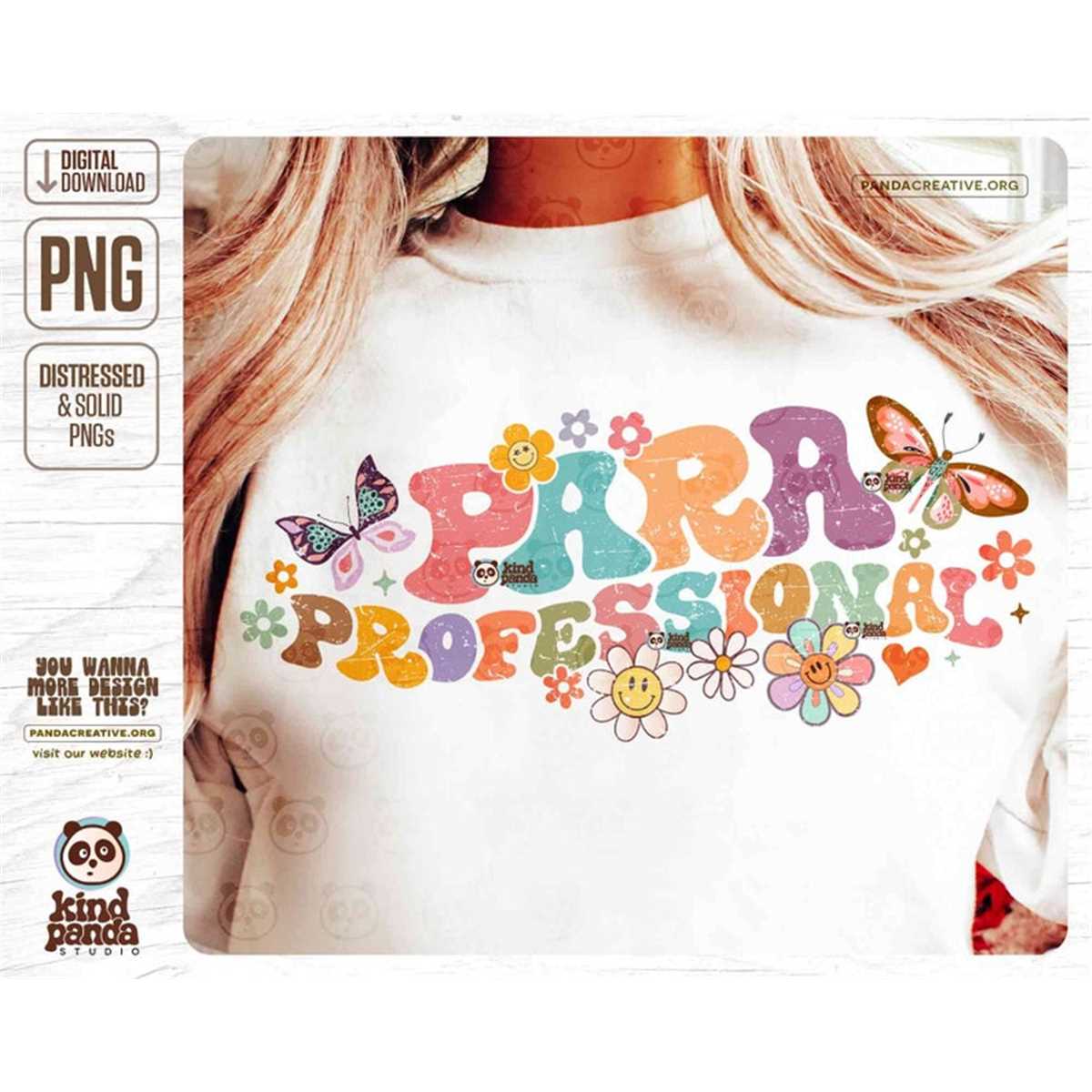 Paraprofessional PNG, Floral Para Teacher Sublimation, Para | Inspire ...