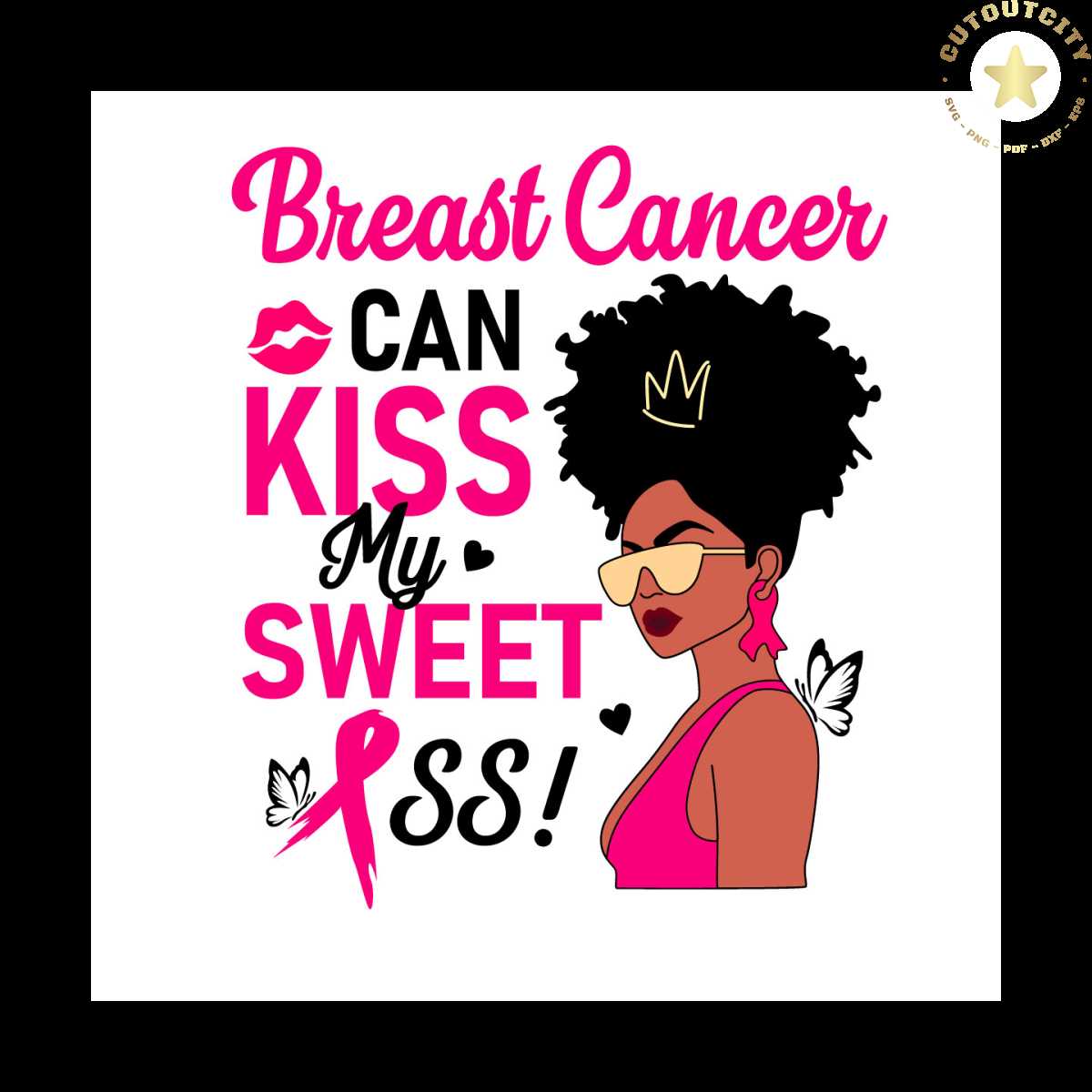 Can Kiss Breast Cancer Awareness Vector Svg, Pink Wariors Gi | Inspire ...