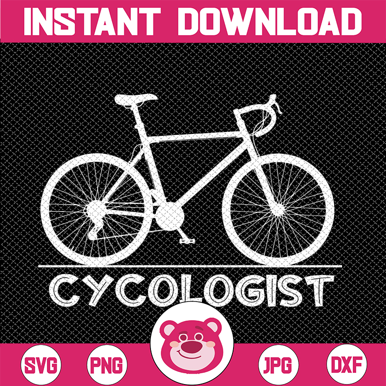 Cycologist Svg, Bicycle Svg, Svg Eps Png Dxf - Inspire Uplift