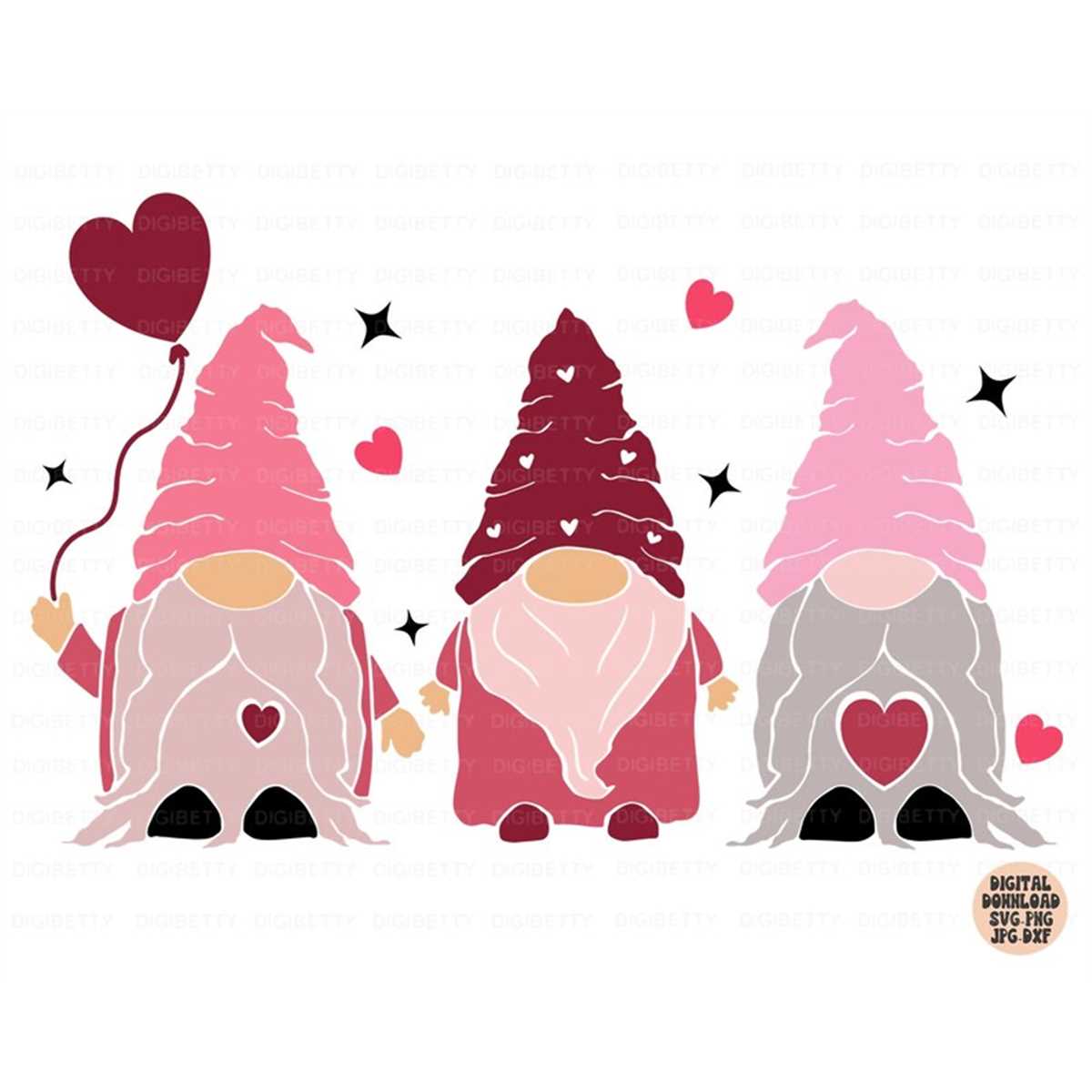 Valentine's Day Gnomes Svg, Png, Jpg, Dxf, Gnomes Svg, Gnome | Inspire ...