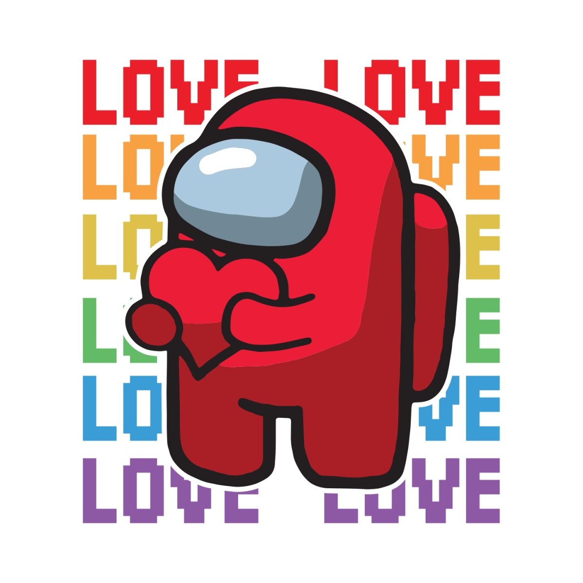 Valentine Among Us Svg, Valentine Svg, Valentine Impostor, R | Inspire ...