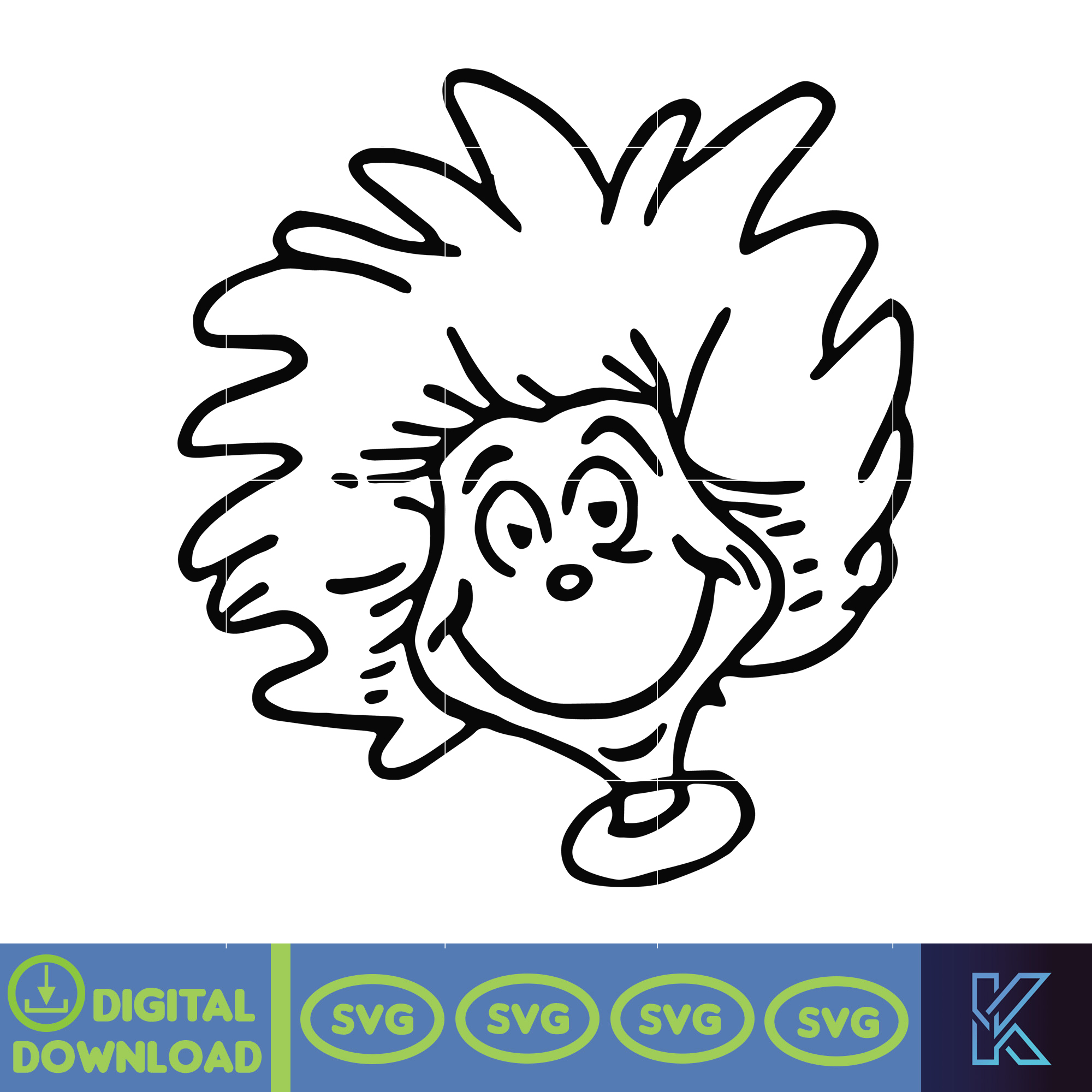 Dr.Suess Svg, Dxf, Png, Dr.Suess book Png, Dr. Suess Png, Su - Inspire ...