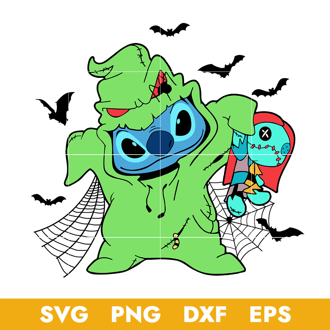 Stitch Oogie Boogie Svg, Oogie Boogie Svg, Stitch Halloween | Inspire ...