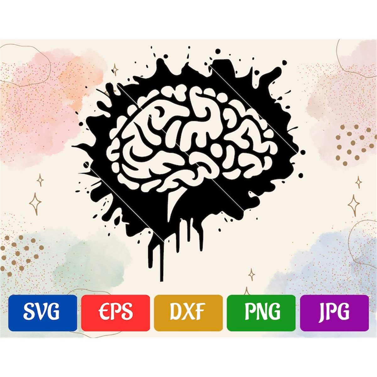 Brain SVG | High-Quality Vector Cut file for Cricut | svg - - Inspire ...