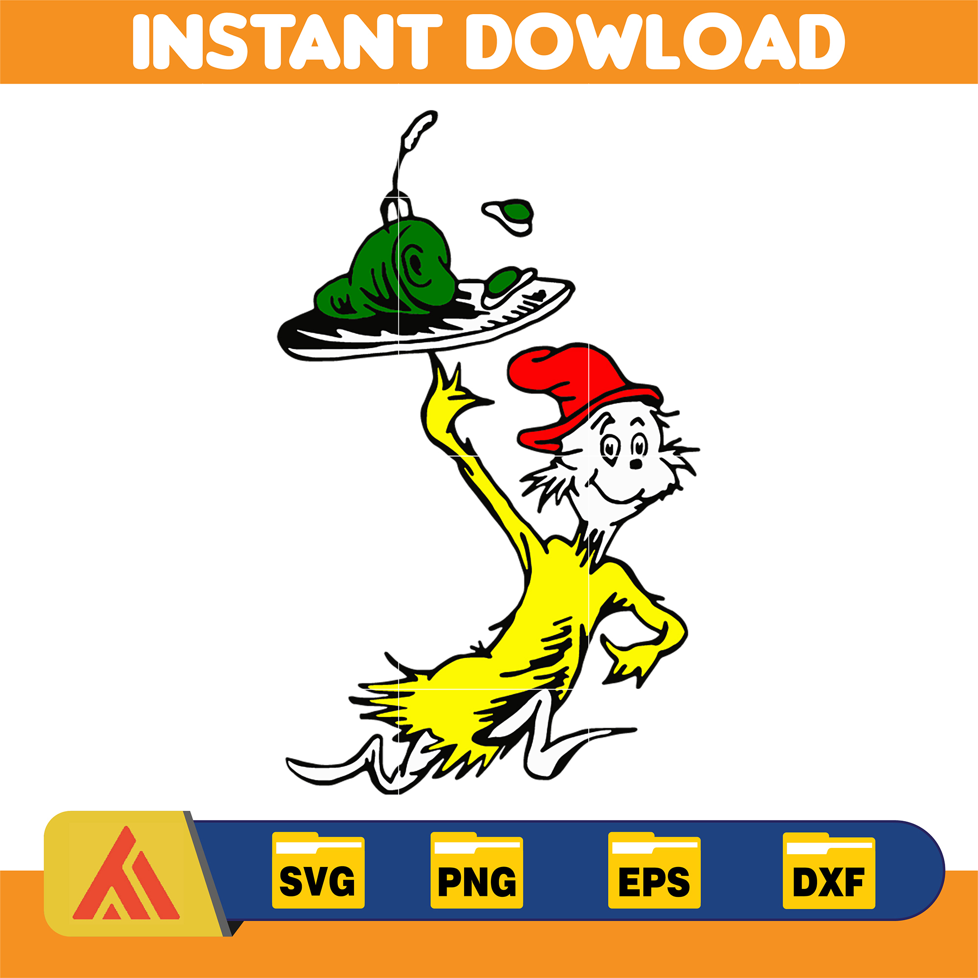 Dr.Suess Svg, Dxf, Png, Dr.Suess book Png, Dr. Suess Png, Su - Inspire ...