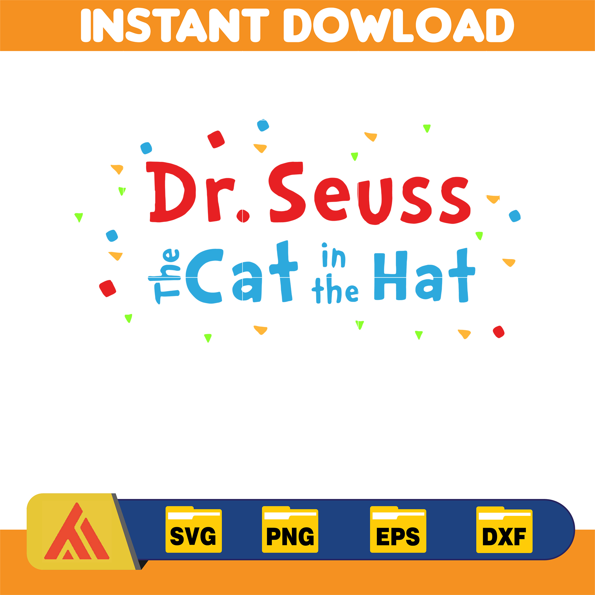 Dr.Suess Svg, Dxf, Png, Dr.Suess book Png, Dr. Suess Png, Su | Inspire ...