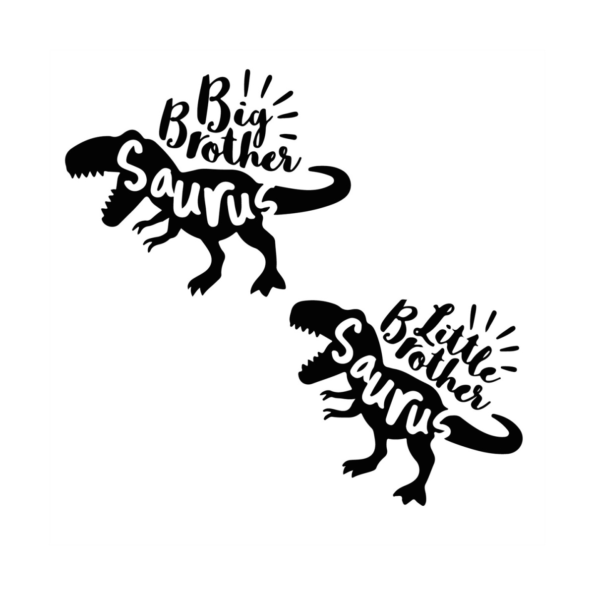 Big Brother Saurus Svg, Little Brother Saurus Svg, Big Bro & | Inspire ...