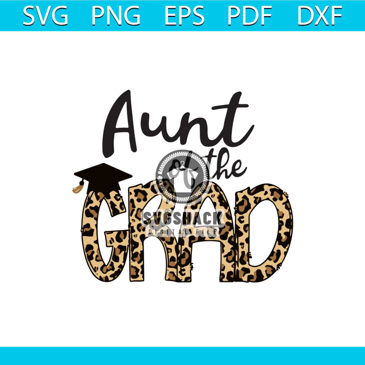 Aunt Of The Grad Leopard Svg, Trending Svg, Graduation Svg, | Inspire ...