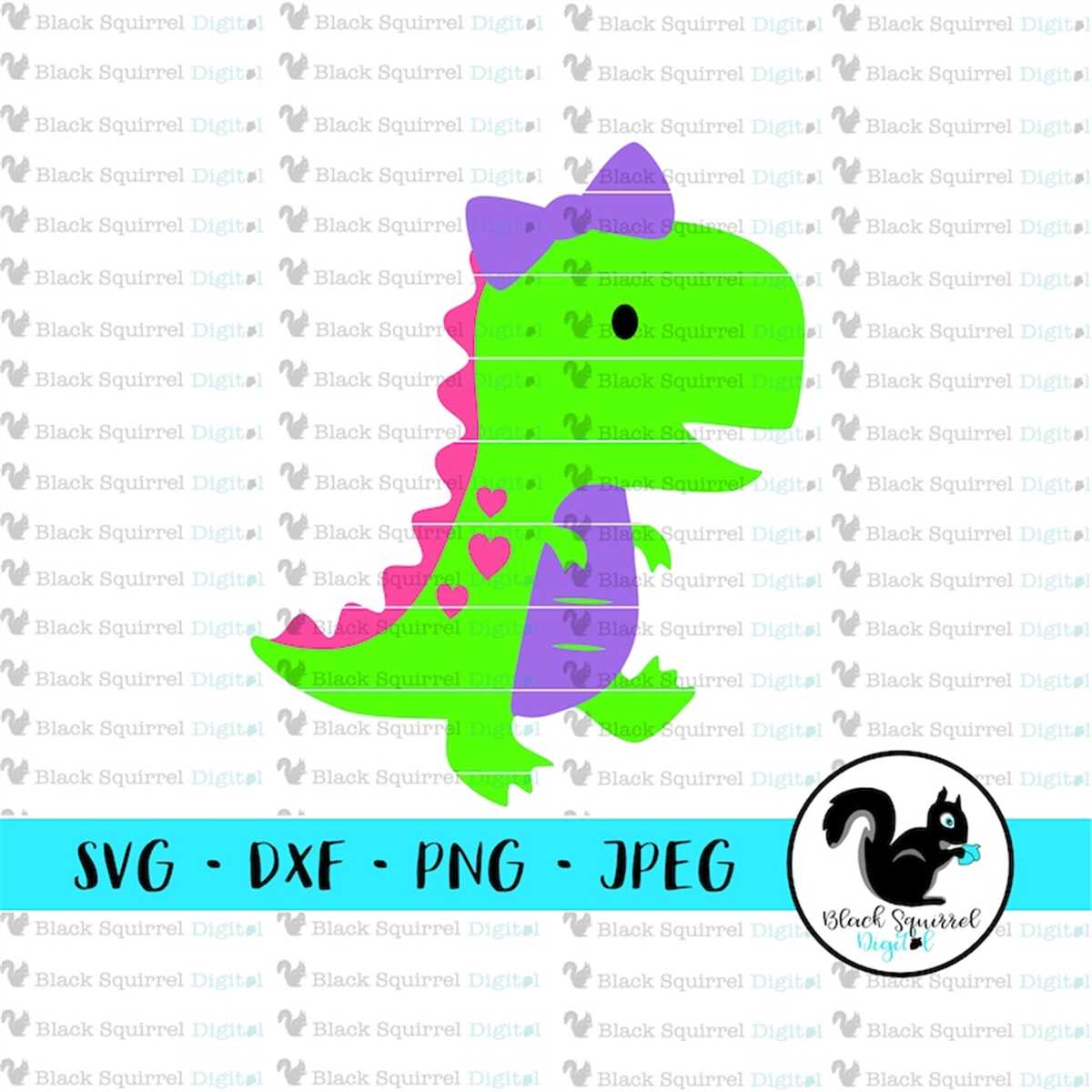 Girl T-Rex Cut File, Dinosaur SVG, Dino Clipart, Dino Birthd | Inspire ...