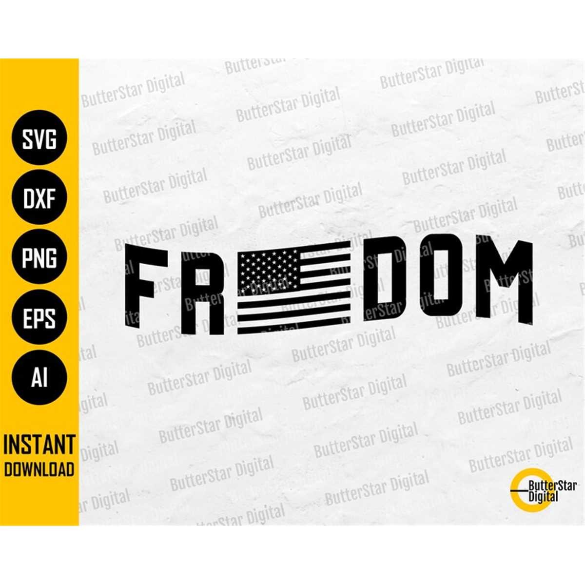 Freedom SVG | United States Of America SVG | Stars and Strip - Inspire ...