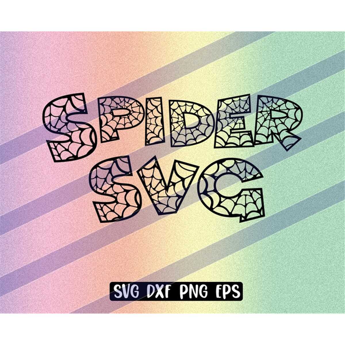 Web alphabet svg dxf png eps Cricut instant download spider | Inspire ...