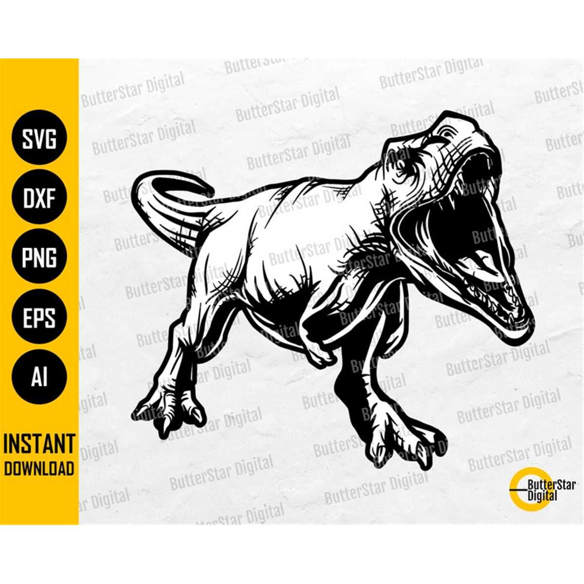 T-Rex Dinosaur SVG | Tyrannosaurus Rex SVG | Prehistoric Ani - Inspire ...