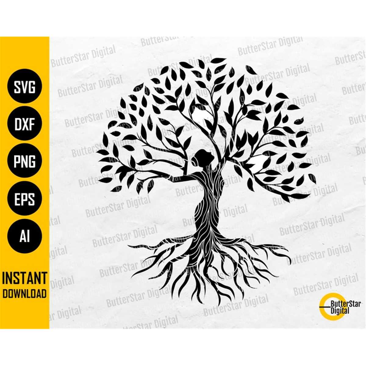 Woman Tree SVG | Women Empowerment SVG | Tree With Roots | C - Inspire ...