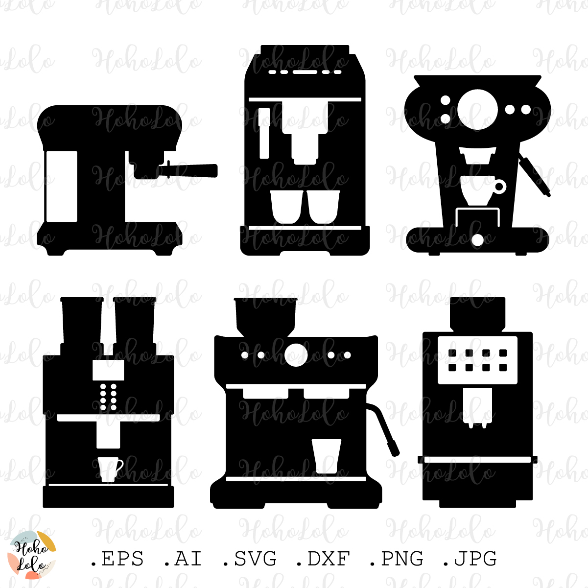 Coffee Machine Svg, Coffee Machine Silhouette, Coffee Machin | Inspire ...