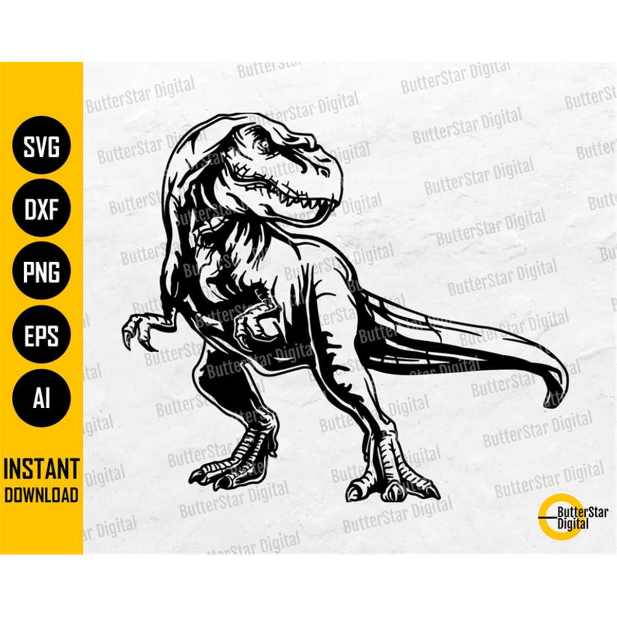 T-Rex Dinosaur SVG | Tyrannosaurus Rex SVG | Dino SVG | Preh - Inspire ...