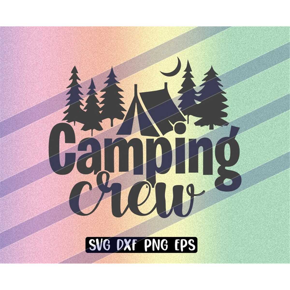 Camping Crew svg dxf png eps Welcome Camp camping happy camp | Inspire ...