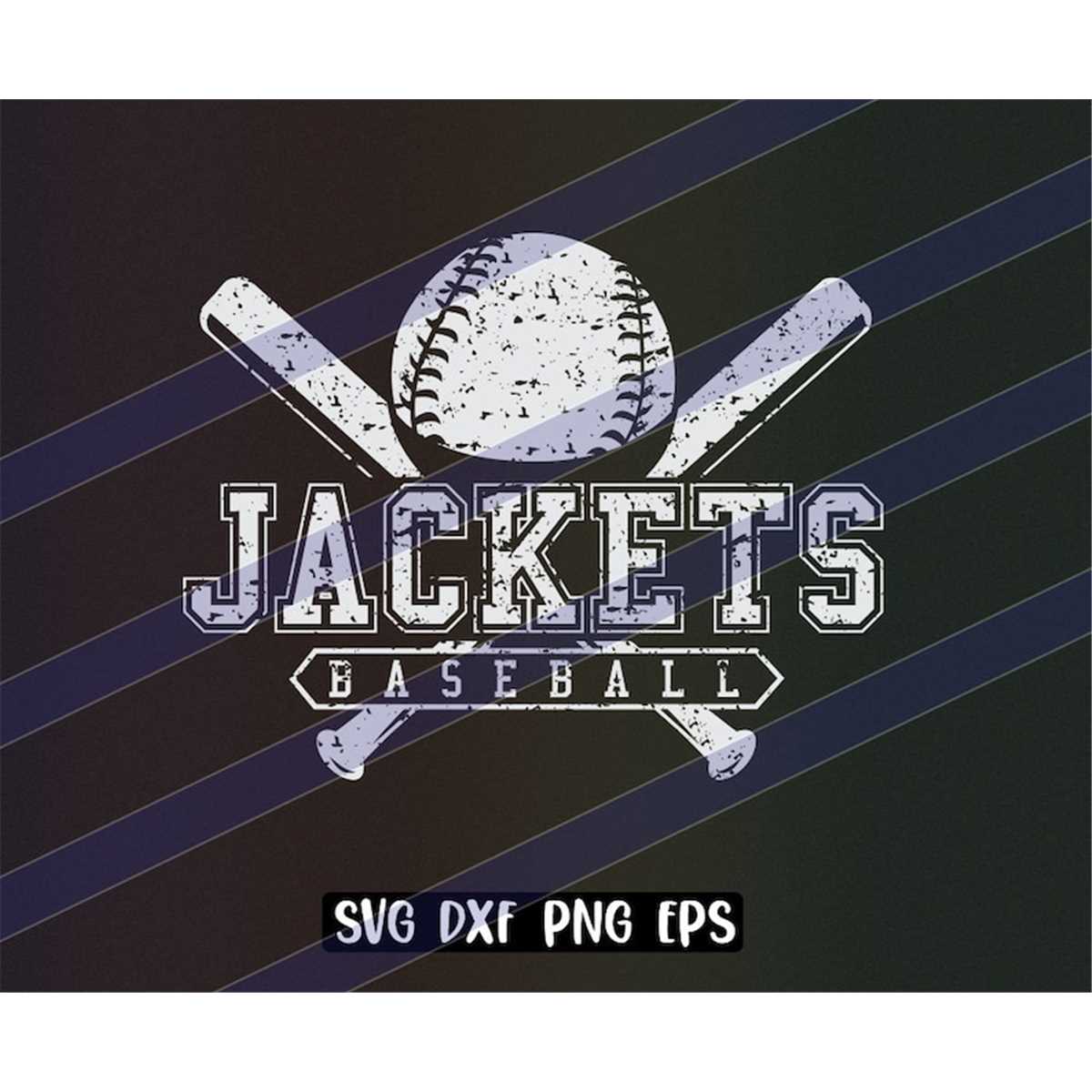 Jackets Baseball cutfile svg dxf png eps instant download ve | Inspire ...