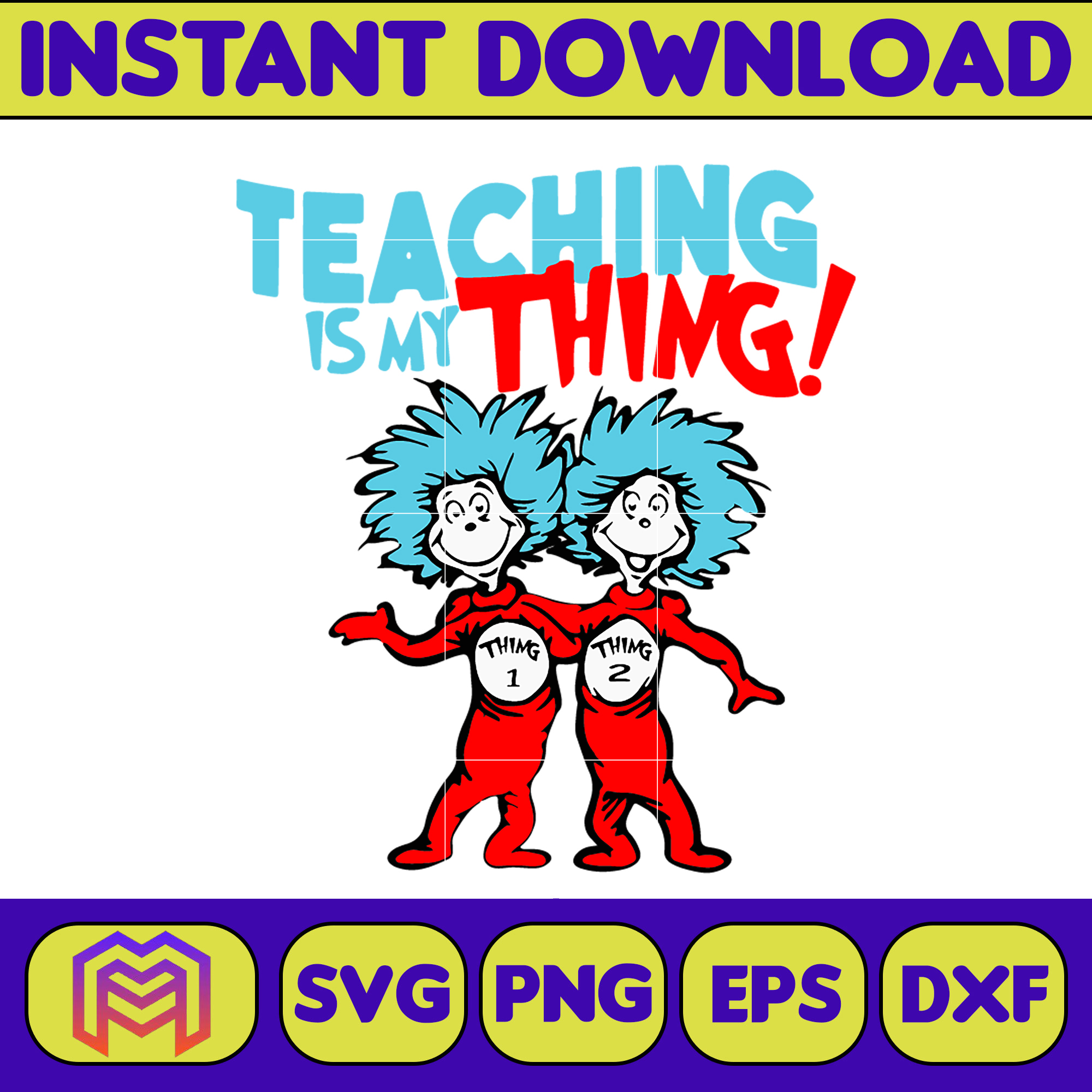 Dr.Suess Svg, Dxf, Png, Dr.Suess book Png, Dr. Suess Png, Su | Inspire ...