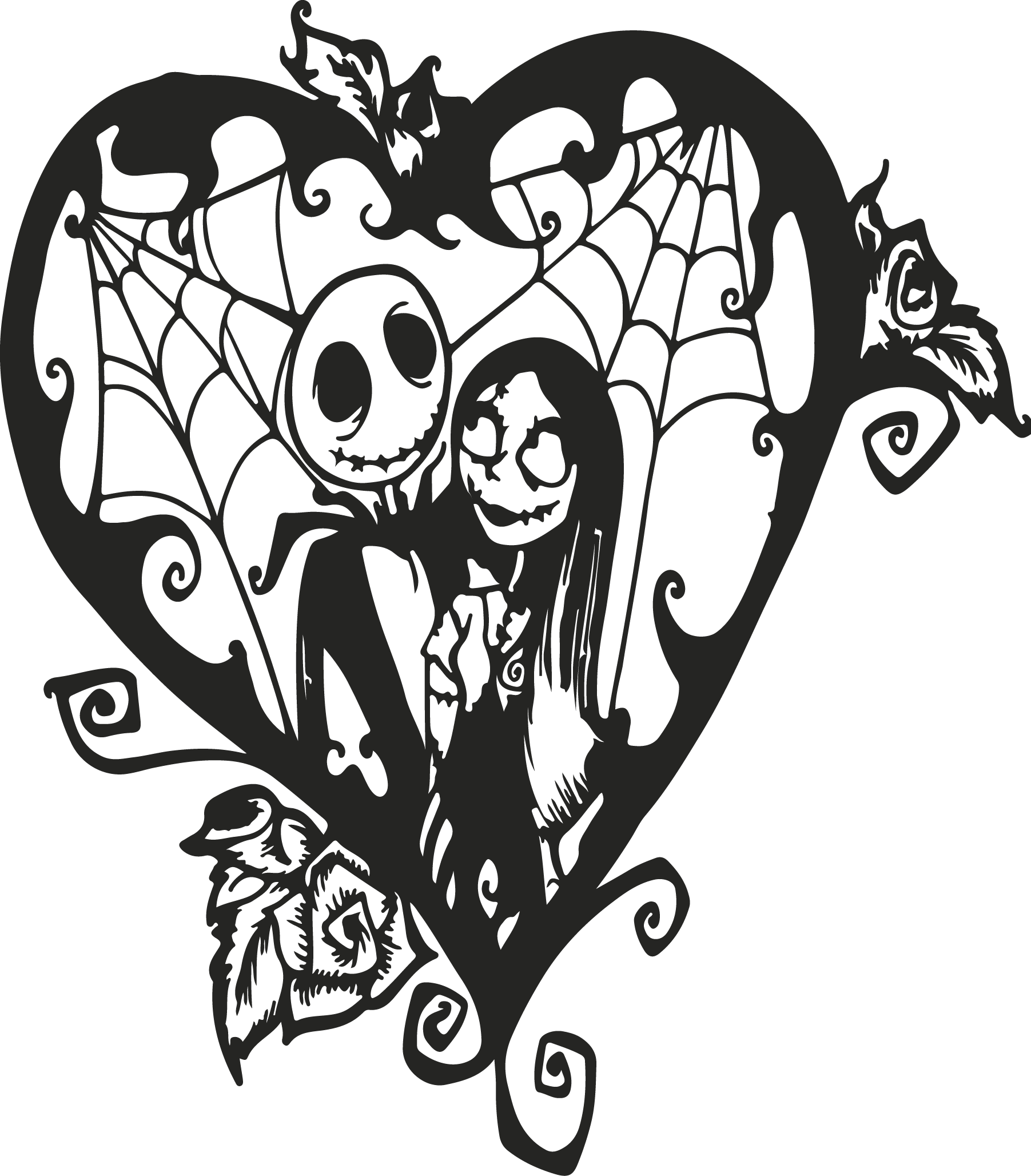 Jack Skellington Svg Nightmare Before Christmas Svg Skelet Inspire