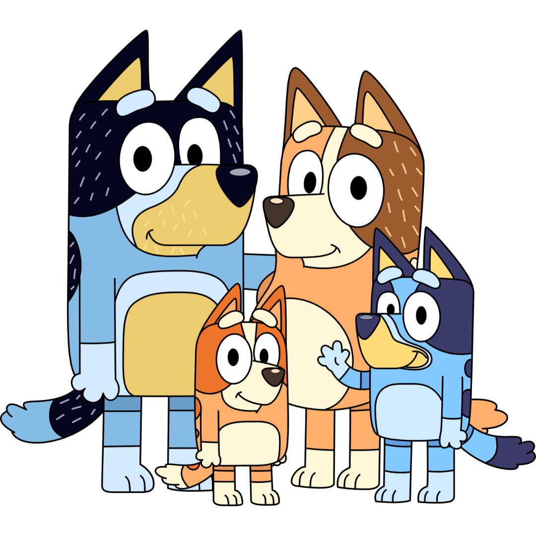 Bluey Svg, Bluey Vector, Bluey Cutfile, Cartoon Svg, Cartoon - Inspire ...