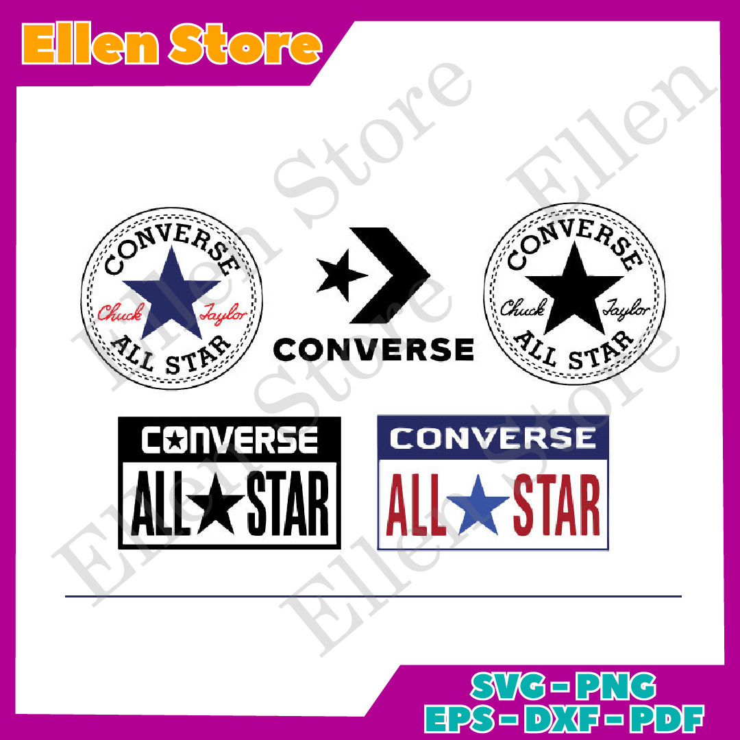 Converse Logo Svg Bundle | Inspire Uplift