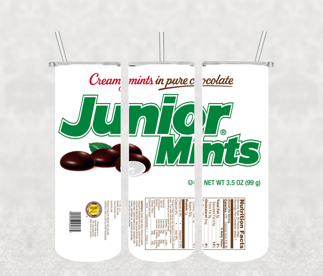 Junior Mints Tumbler Png, Sublimation Tumbler Png, Junior Mi - Inspire ...