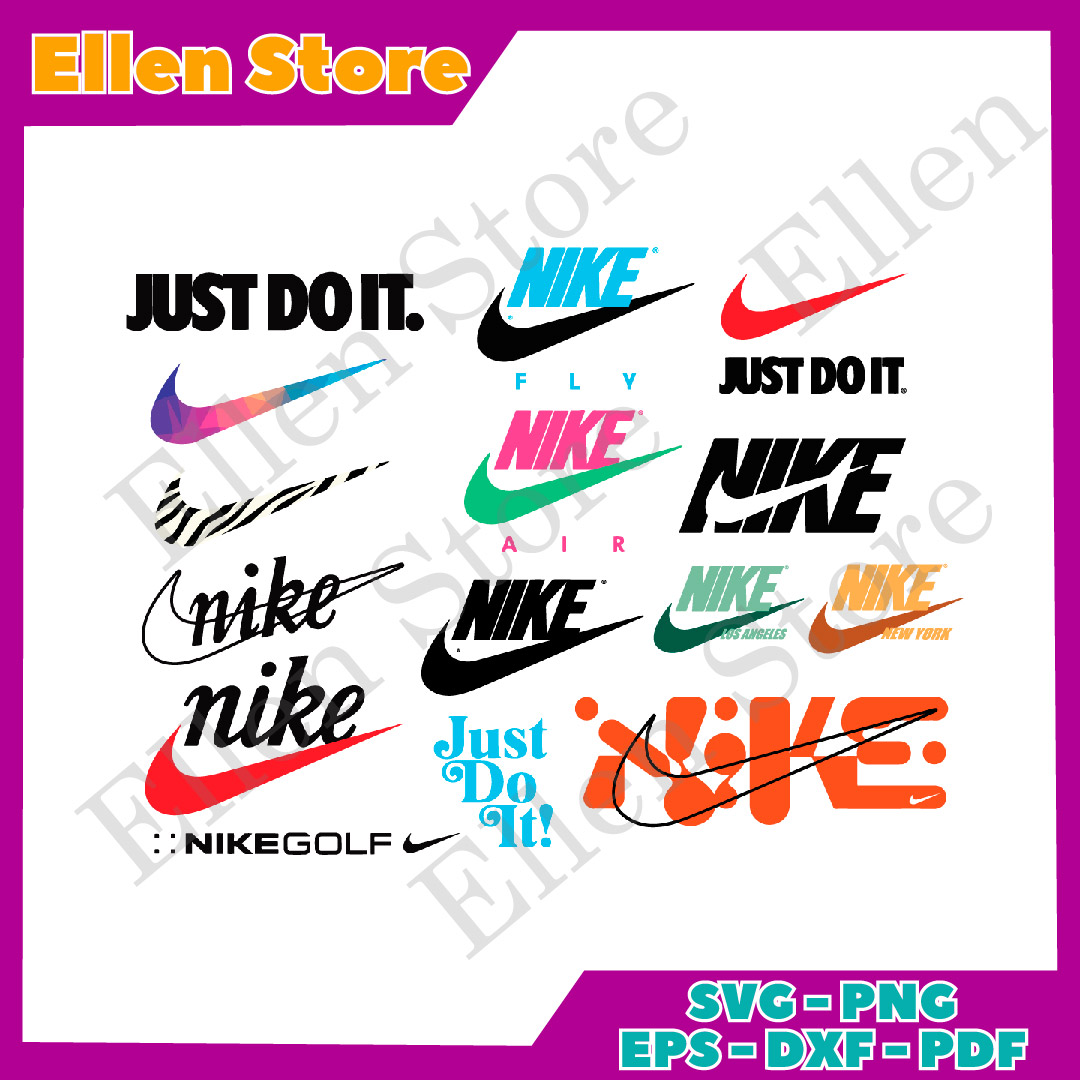 Nike Logos Svg Bundle, Trending Svg, Nike Svg, Nike Logo Svg | Inspire ...