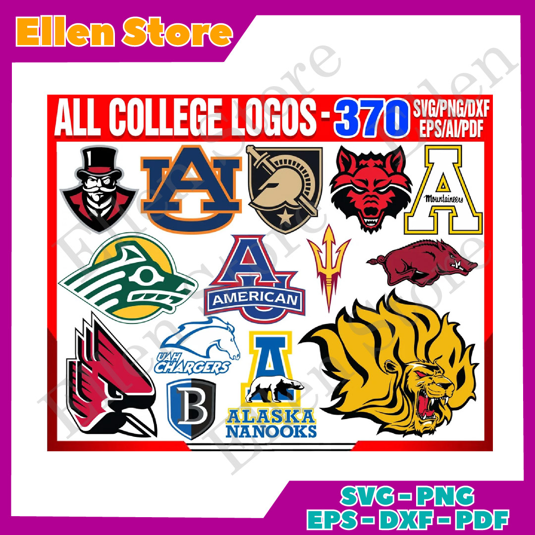 Over 370 All College Logos Bundle | Inspire Uplift