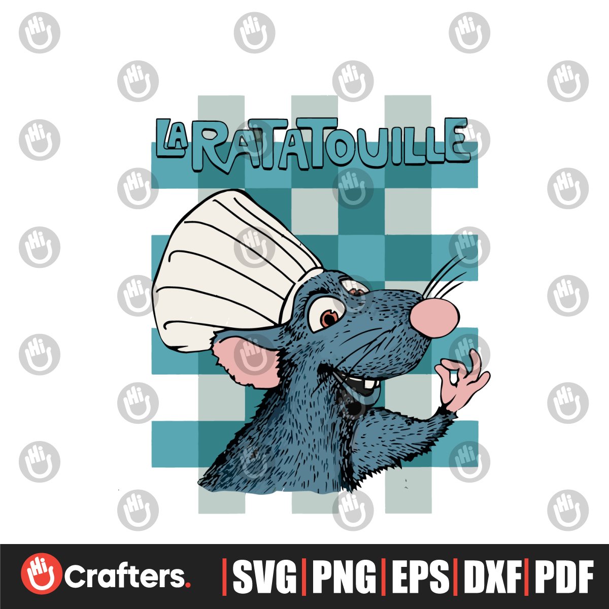 Funny Disney Pixar Ratatouille Remy SVG Graphic Design File | Inspire ...