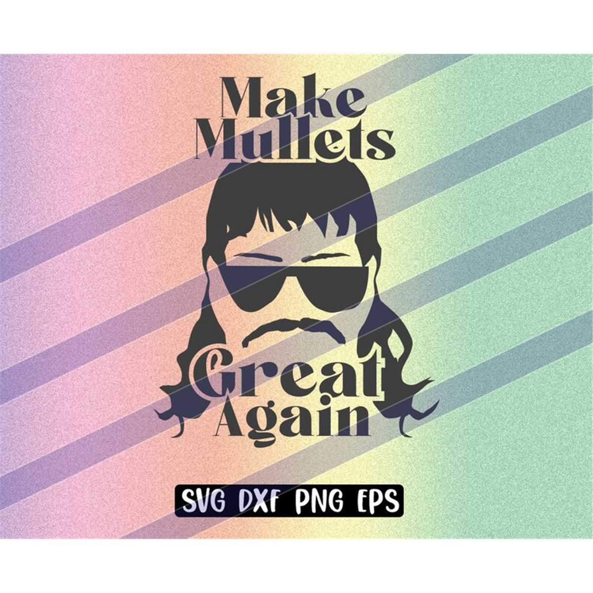 Make Mullets Great Again svg dxf png eps Download vector fil | Inspire ...