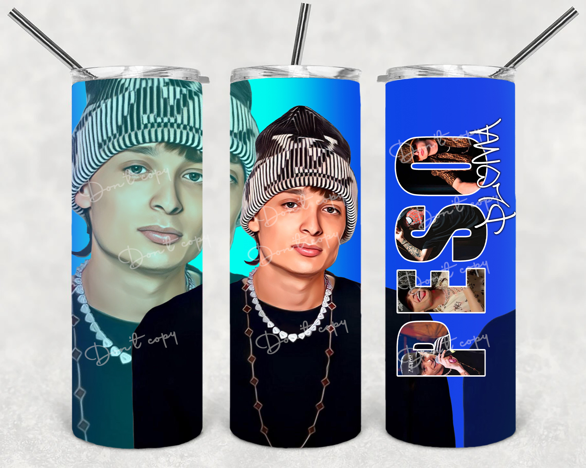 Peso Pluma Seamless sublimation designs PNG l skinny tumbler - Inspire ...