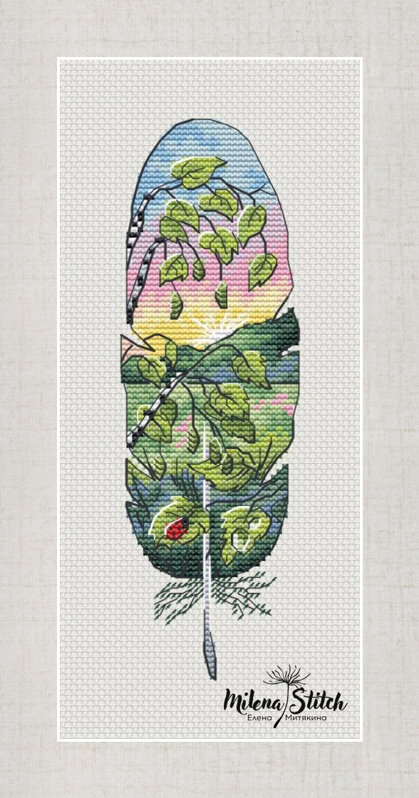 Morning Cross Stitch Pattern | Inspire Uplift