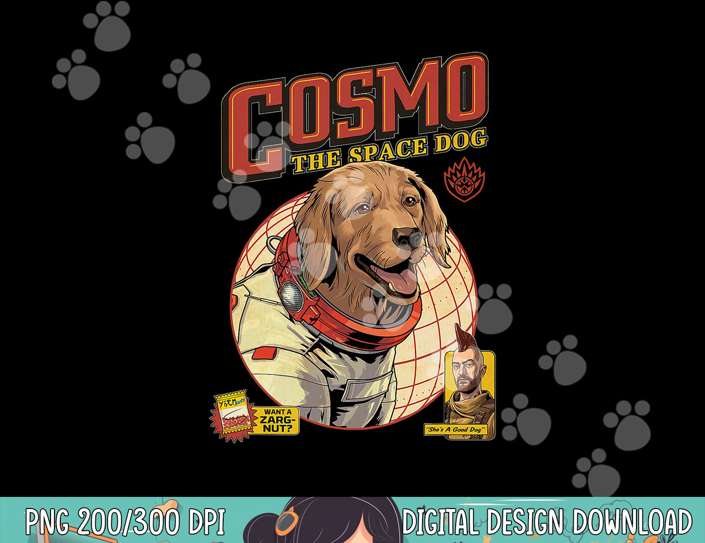 Marvel Guardians of the Galaxy Volume 3 Cosmo the Space Dog | Inspire ...