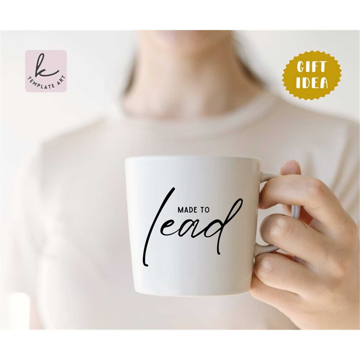 Minimal Made to Lead Svg File for Shirt and Craft Art, Inspi | Inspire Uplift