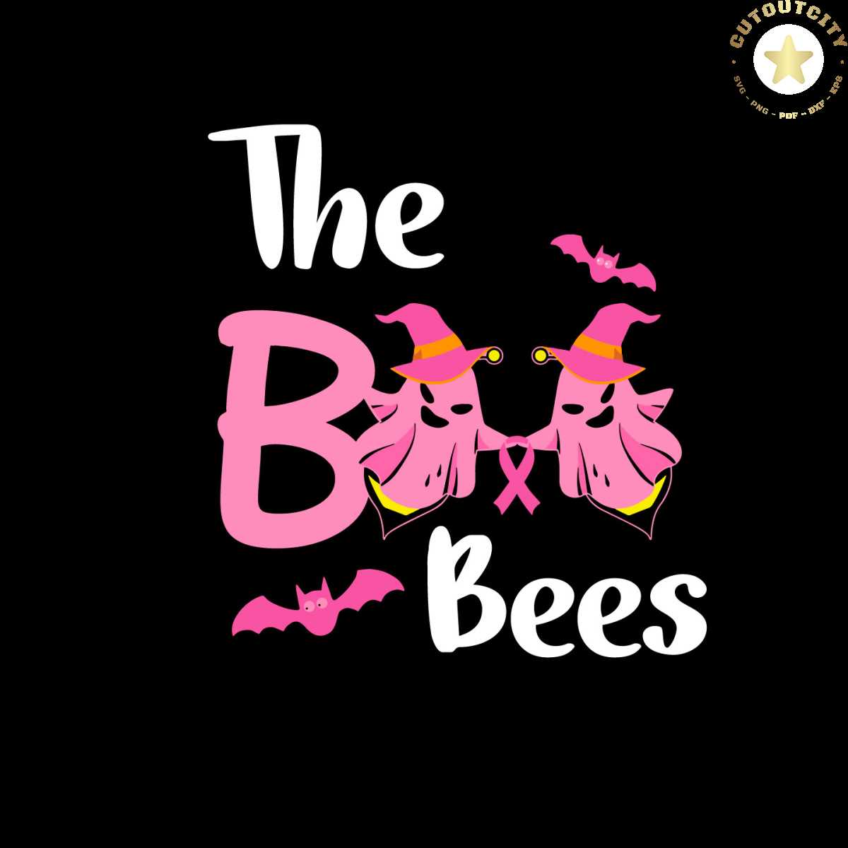 The Boo Bees Breast Cancer Awareness Vector Svg, Pink Warior | Inspire ...
