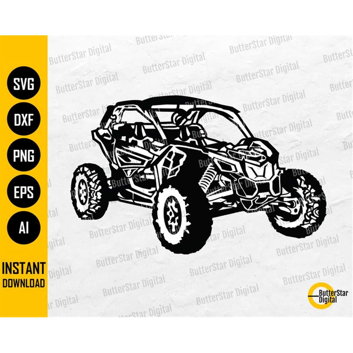ATV SVG | Dune Buggy SVG | 4 Wheels Offroad Extreme Motor Ve - Inspire ...