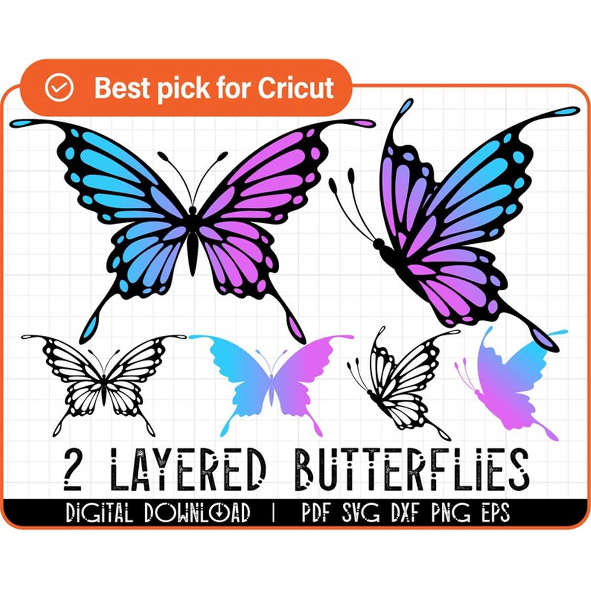 Butterfly SVG, Butterfly Bundle SVG Files, Butterfly SVG Lay | Inspire ...