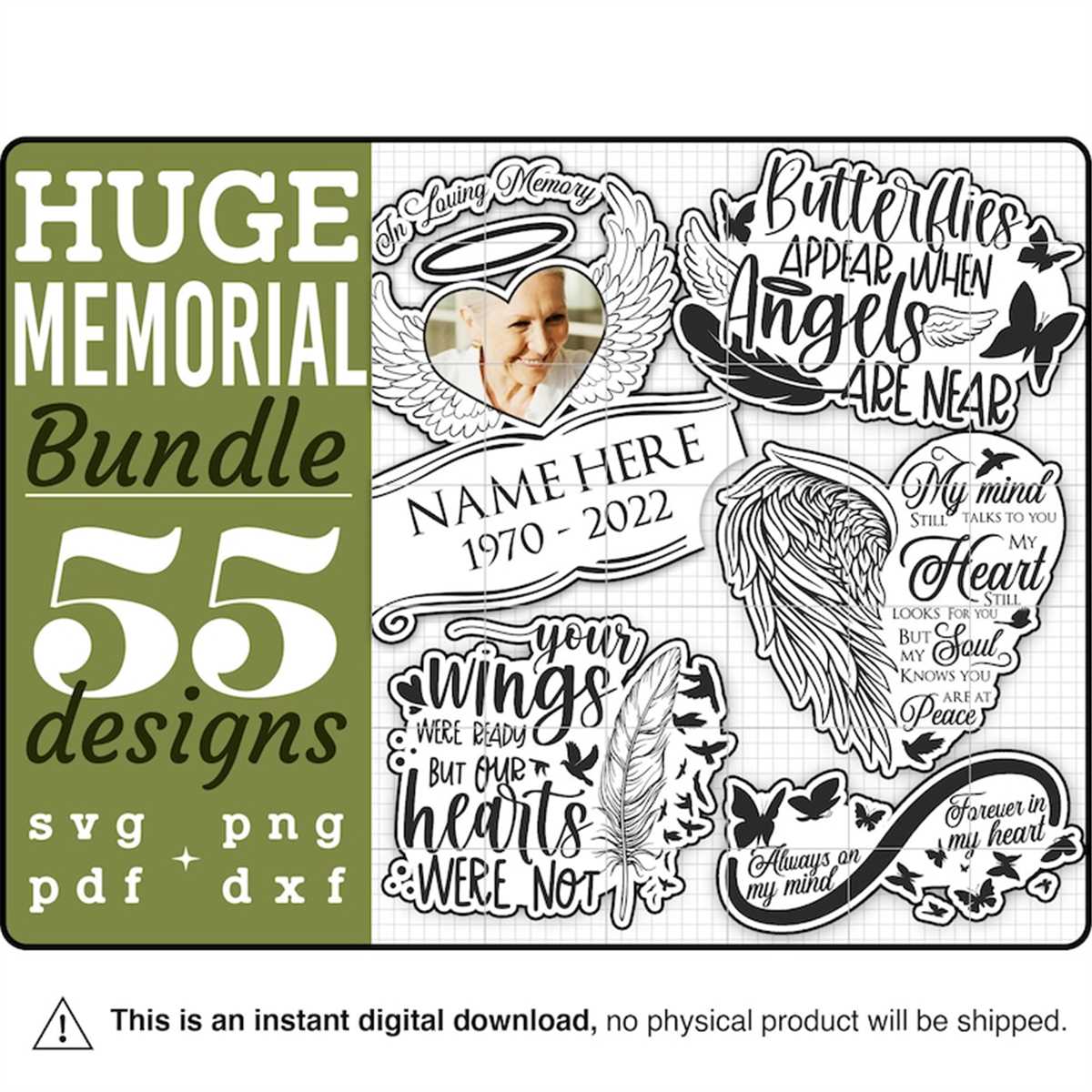 HUGE Memorial SVG Bundle, in loving memory svg, cardinal svg | Inspire ...