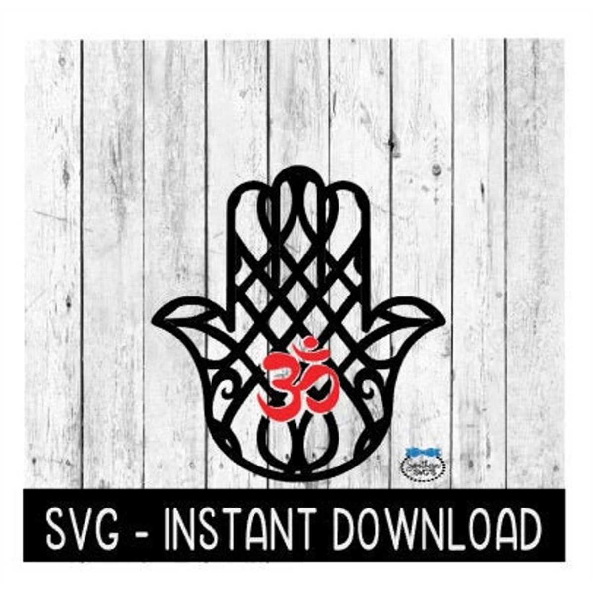 Hamsa Hand SVG, Hand Of Fatima SVG, Arabic Lettering Evil Ey | Inspire ...