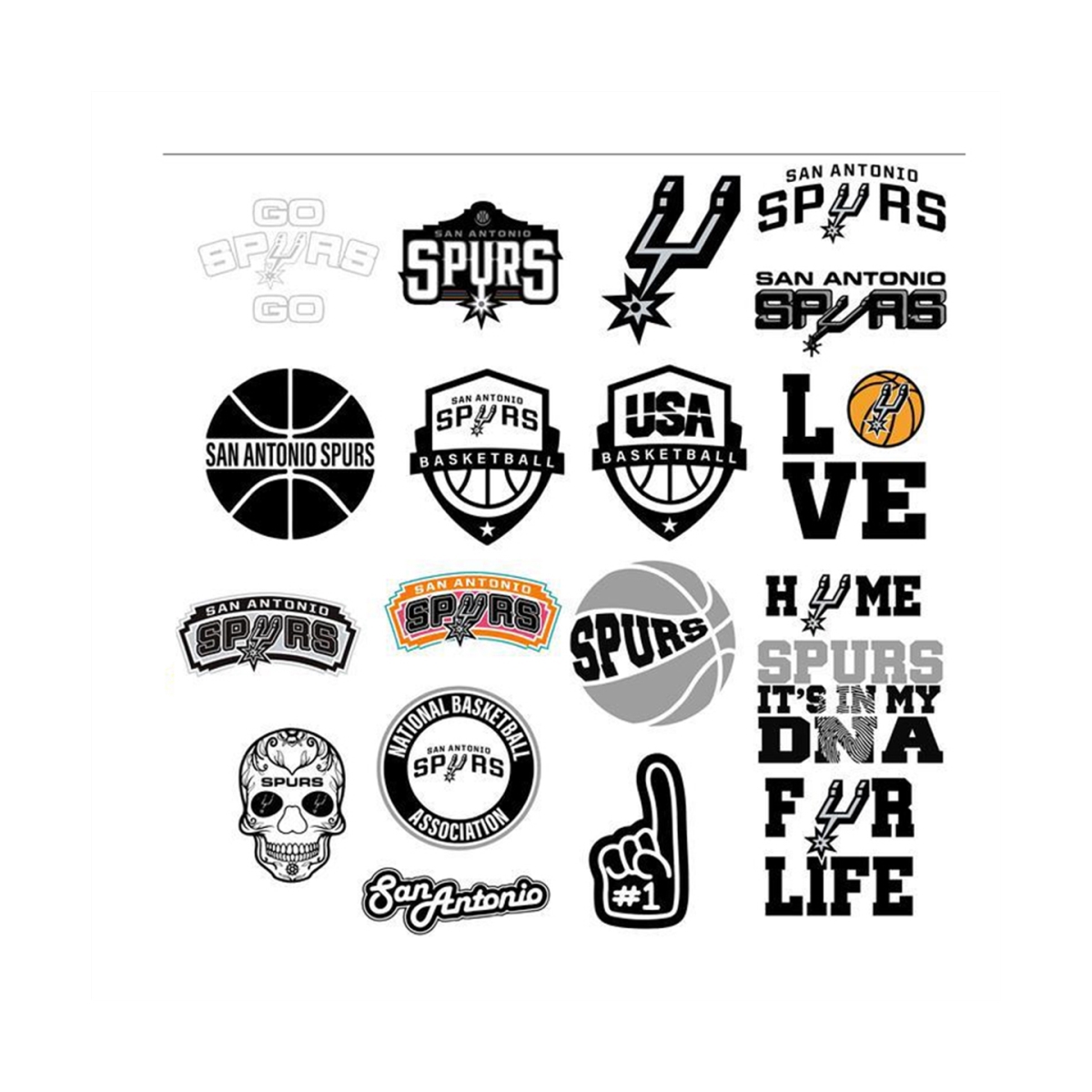 San Antonio Spurs Bundle Svg, Sport Svg, San Antonio Spurs S | Inspire ...