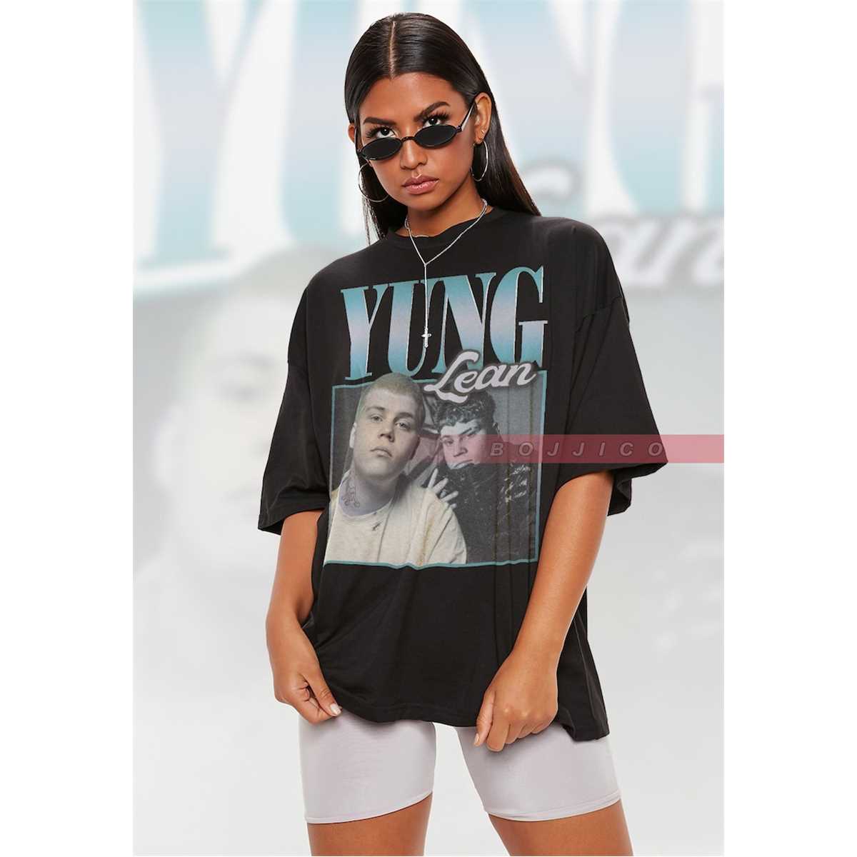 Yung Lean Swedish Rapper Shirt, Jonatan Aron Leandoer Hstad | Inspire ...