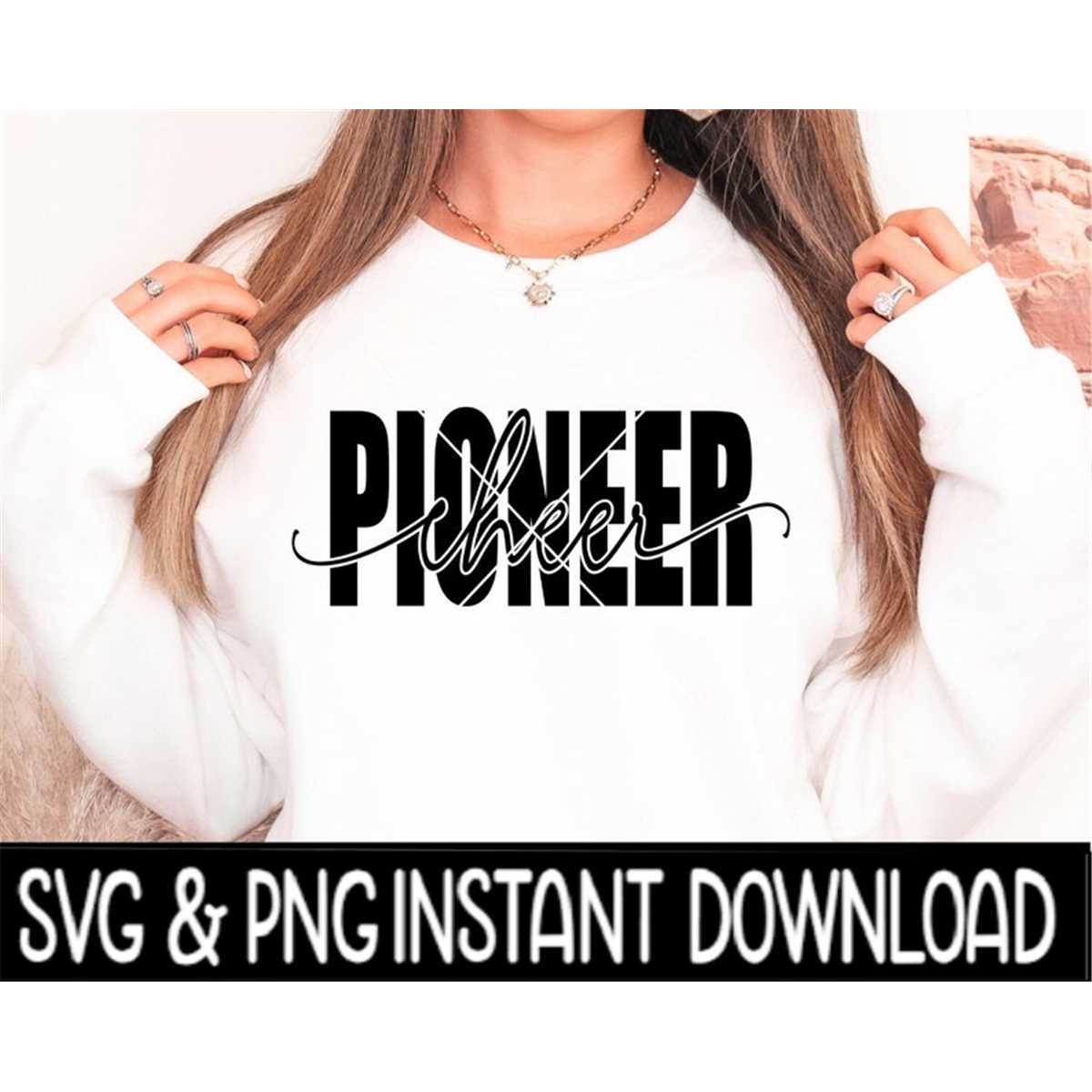 Pioneer Cheer SVG, Cheerleader PNG, Tote Bag SvG, Cheer Lead - Inspire ...