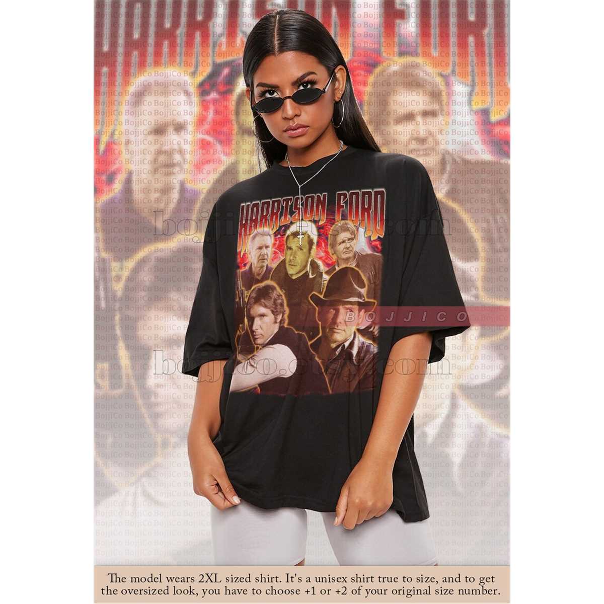 RETRO Harrison Ford Shirt | Harrison Ford Homage Tshirt | Ha | Inspire ...