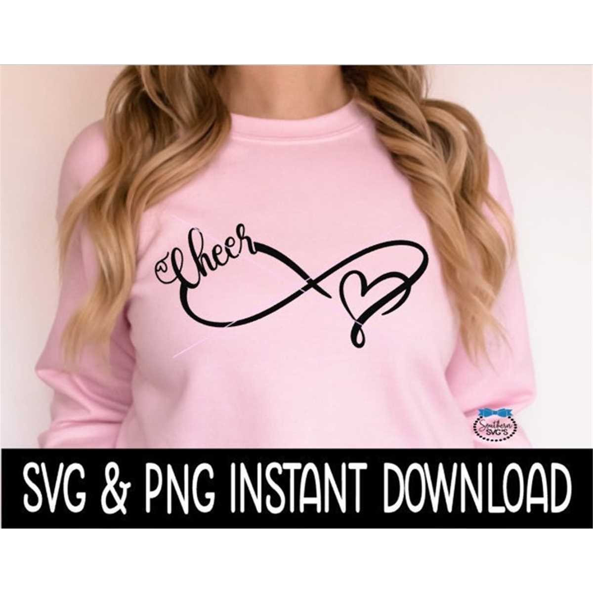 Cheer Infinity Heart SVG, Cheer Infinity PNG, Cheerleader SV | Inspire ...