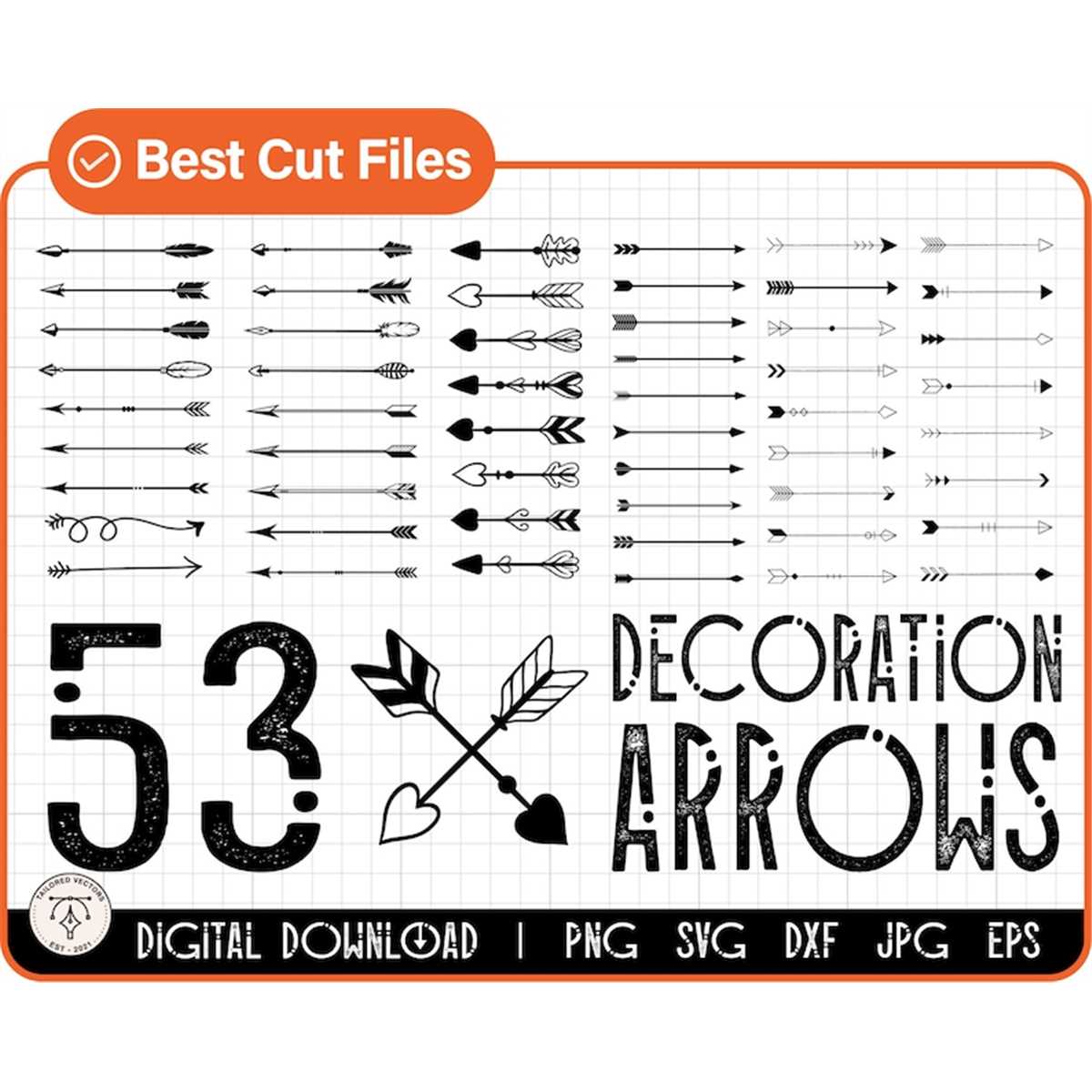Decorative arrows svg bundle, tribal arrows svg, Arrows Clip | Inspire ...