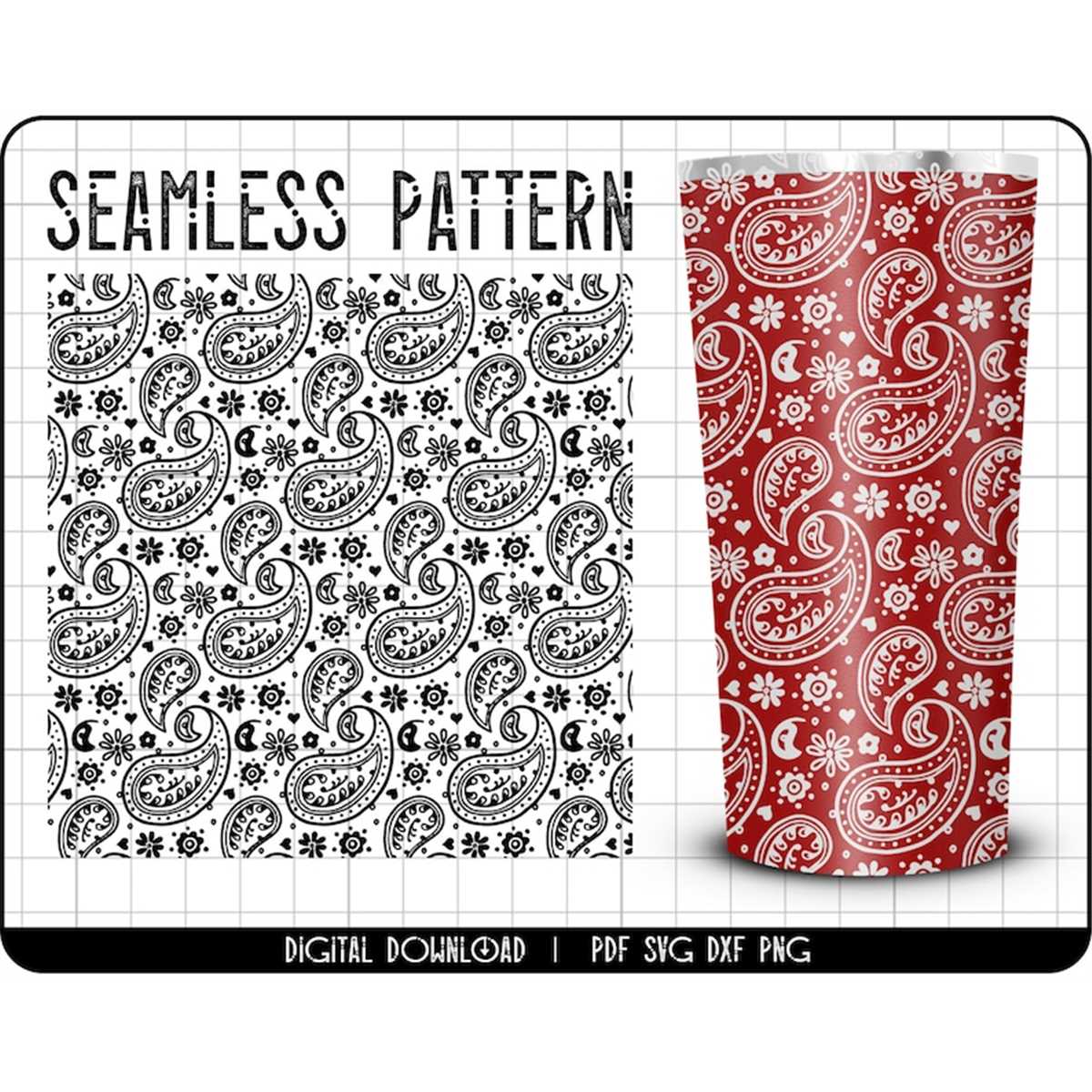 Bandana pattern svg, bandana pattern png, western pattern sv | Inspire ...